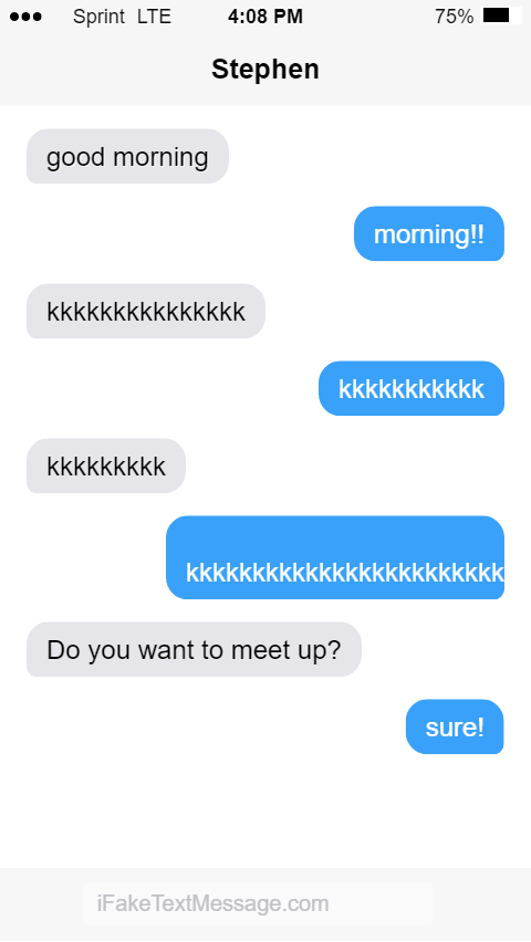 Fake Text Message | Make Fake Text Conversation