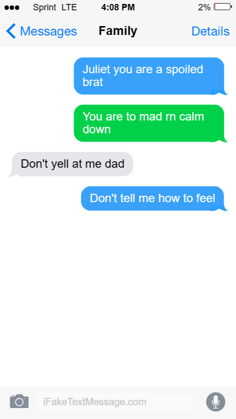 Fake Text Message | Make Fake Text Conversation