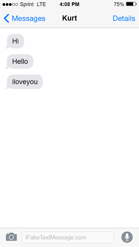 Fake Text Message | Make Fake Text Conversation