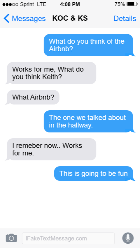 Fake Text Message | Make Fake Text Conversation