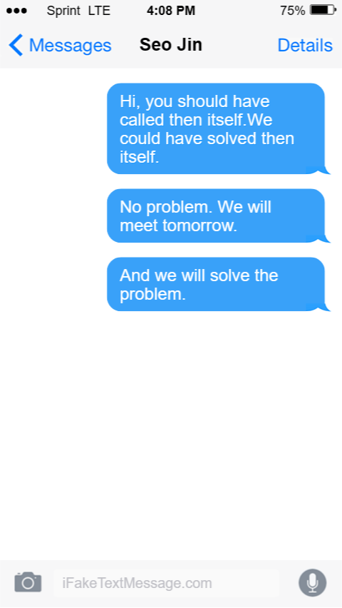 Fake Text Message | Make Fake Text Conversation