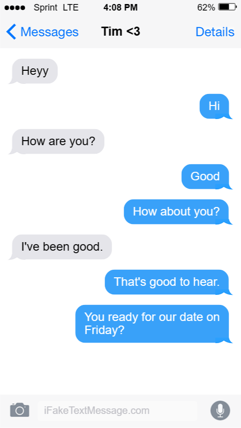 Fake Text Message | Make Fake Text Conversation