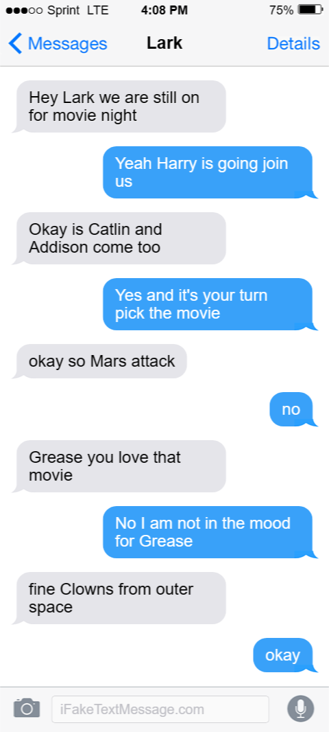 Fake Text Message | Make Fake Text Conversation