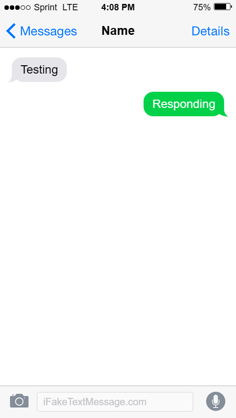 Fake Text Message | Make Fake Text Conversation