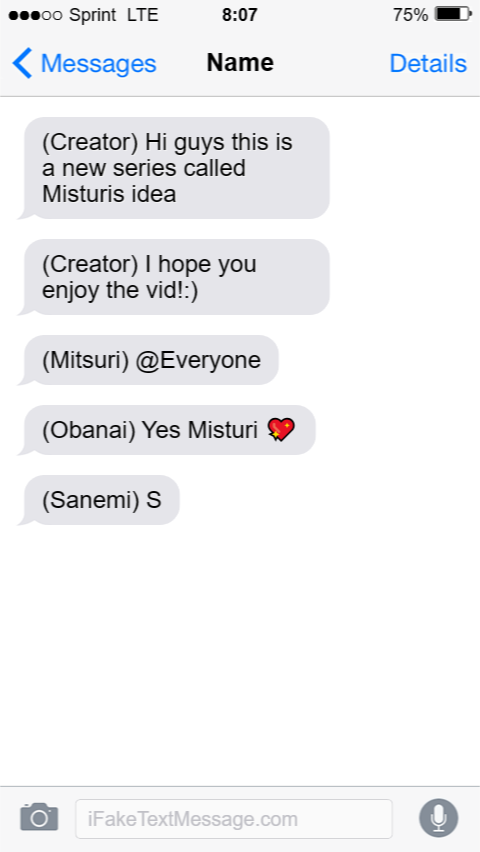 Fake Text Message | Make Fake Text Conversation