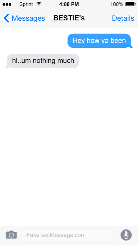 Fake Text Message | Make Fake Text Conversation