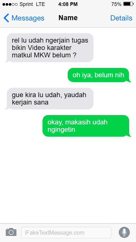 Fake Text Message | Make Fake Text Conversation