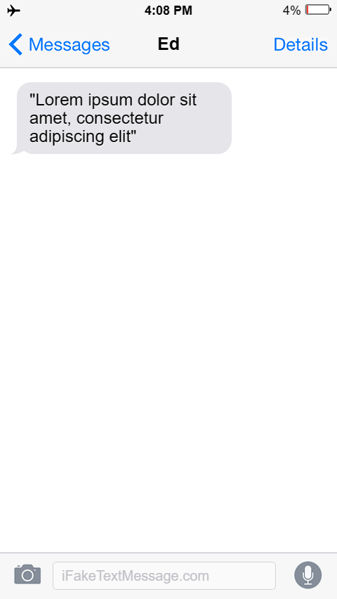 Fake Text Message | Make Fake Text Conversation