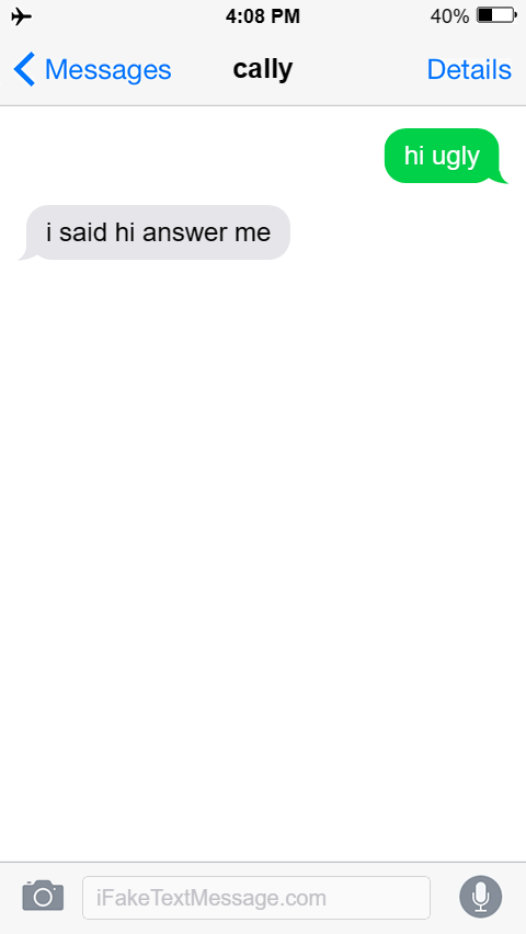 Fake Text Message | Make Fake Text Conversation