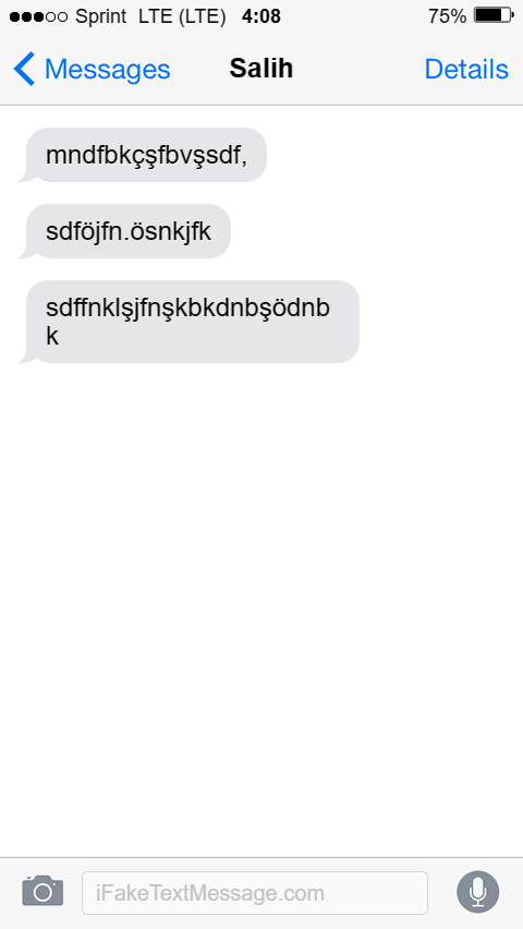 Fake Text Message | Make Fake Text Conversation