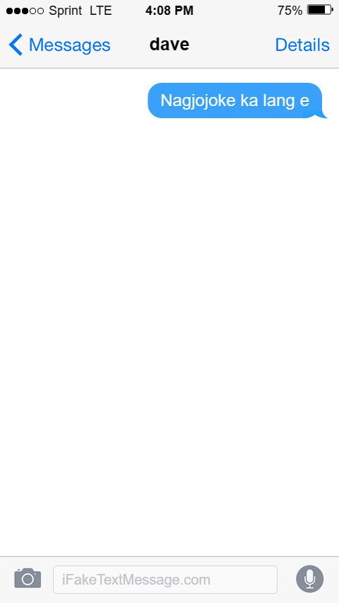 Fake Text Message | Make Fake Text Conversation