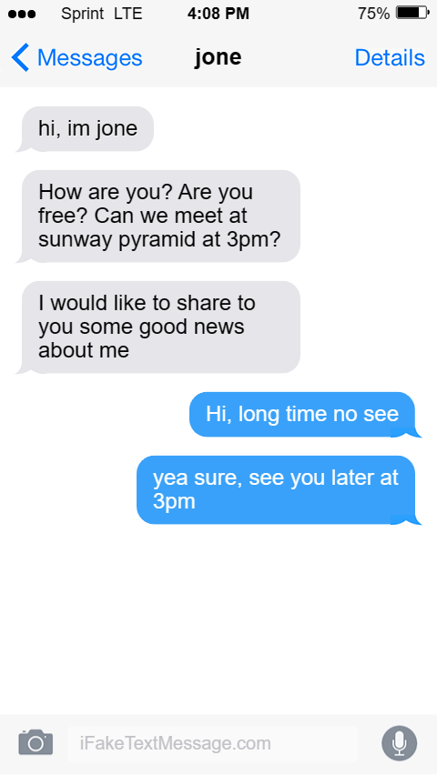 Fake Text Message | Make Fake Text Conversation