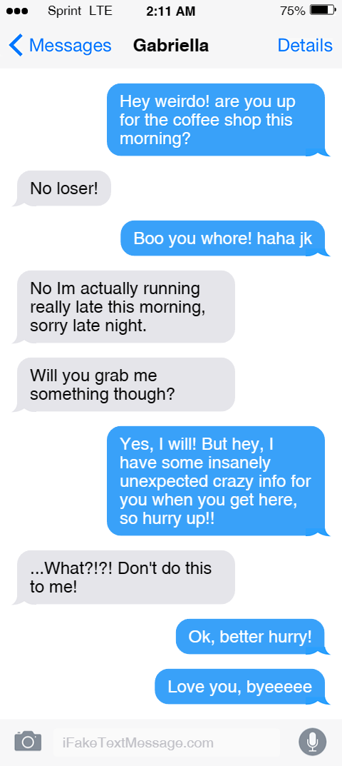 Fake Text Message | Make Fake Text Conversation