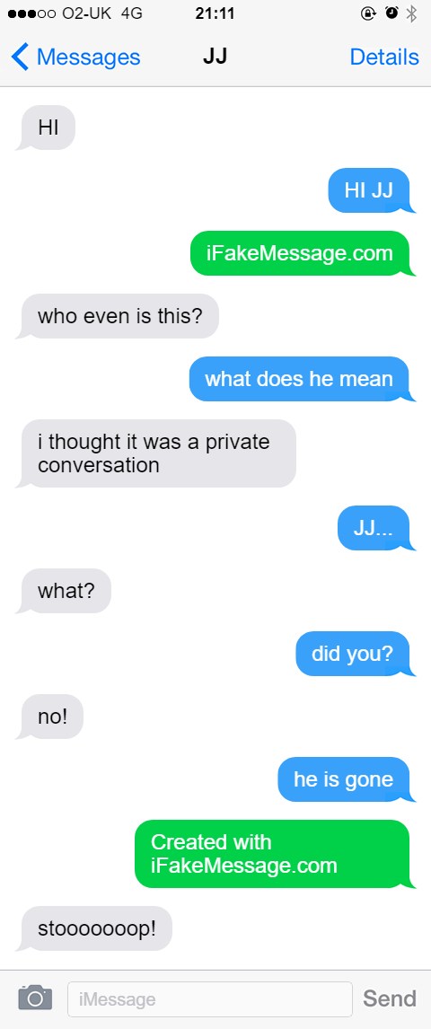 Fake Text Message | Make Fake Text Conversation
