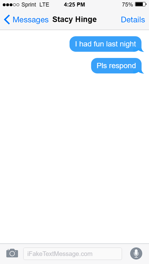 Fake Text Message | Make Fake Text Conversation