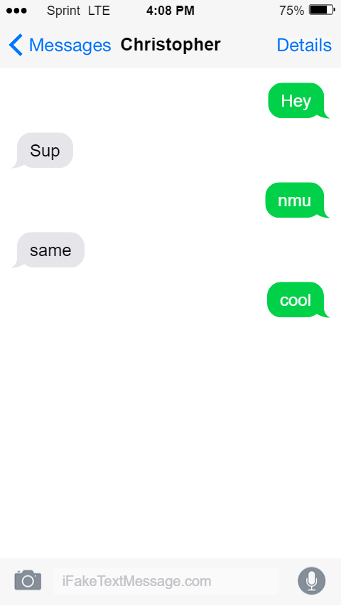 Fake Text Message | Make Fake Text Conversation