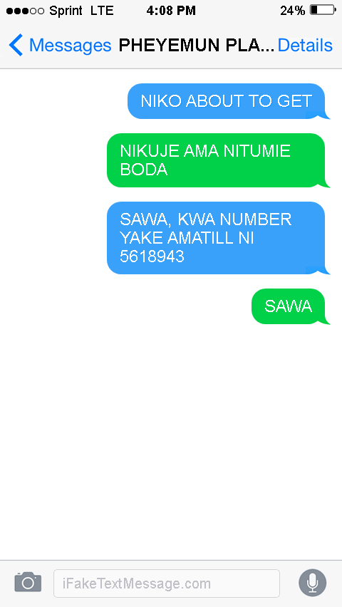 Fake Text Message | Make Fake Text Conversation