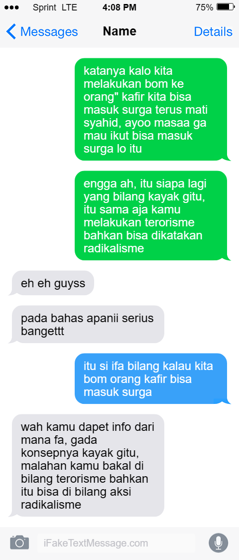 Fake Text Message | Make Fake Text Conversation