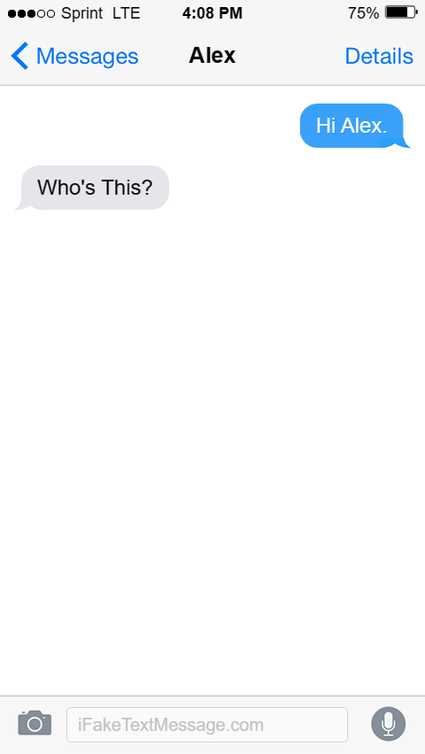 Fake Text Message | Make Fake Text Conversation