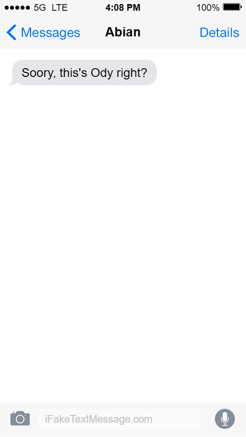 Fake Text Message | Make Fake Text Conversation