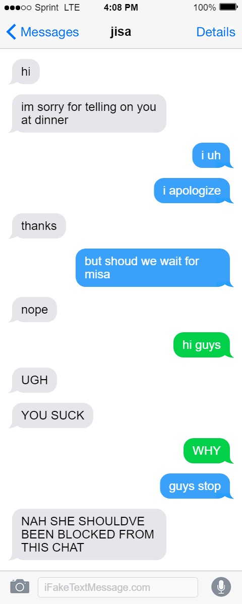 Fake Text Message | Make Fake Text Conversation