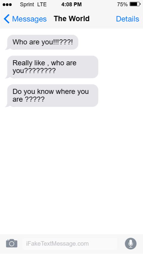Fake Text Message | Make Fake Text Conversation