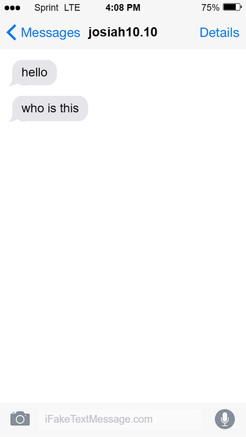 Fake Text Message | Make Fake Text Conversation