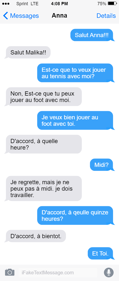 Fake Text Message | Make Fake Text Conversation