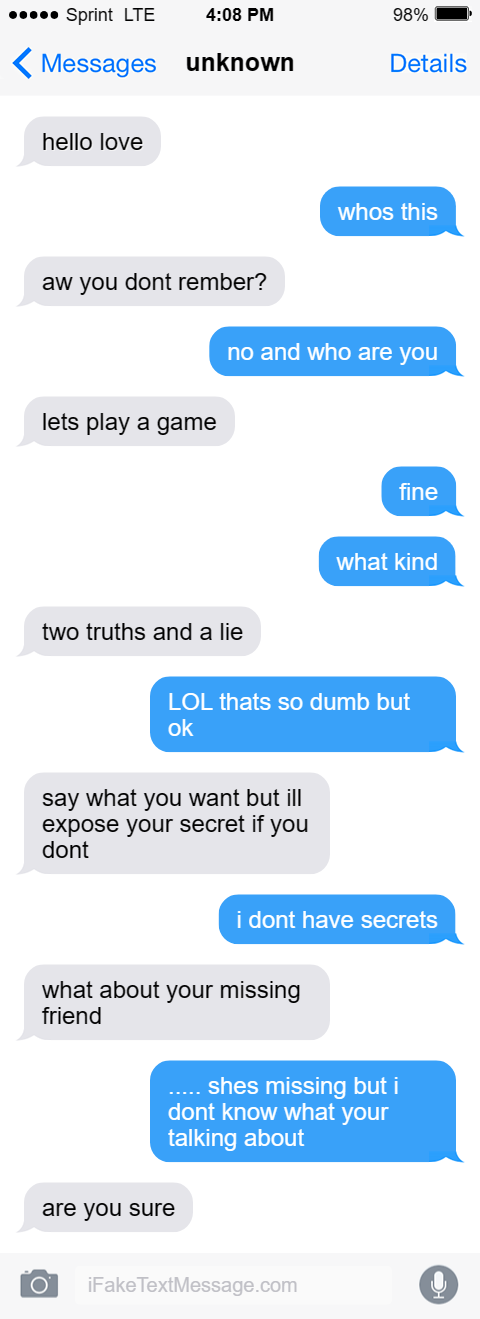 Fake Text Message | Make Fake Text Conversation