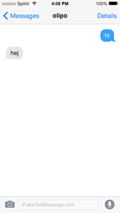 Fake Text Message | Make Fake Text Conversation