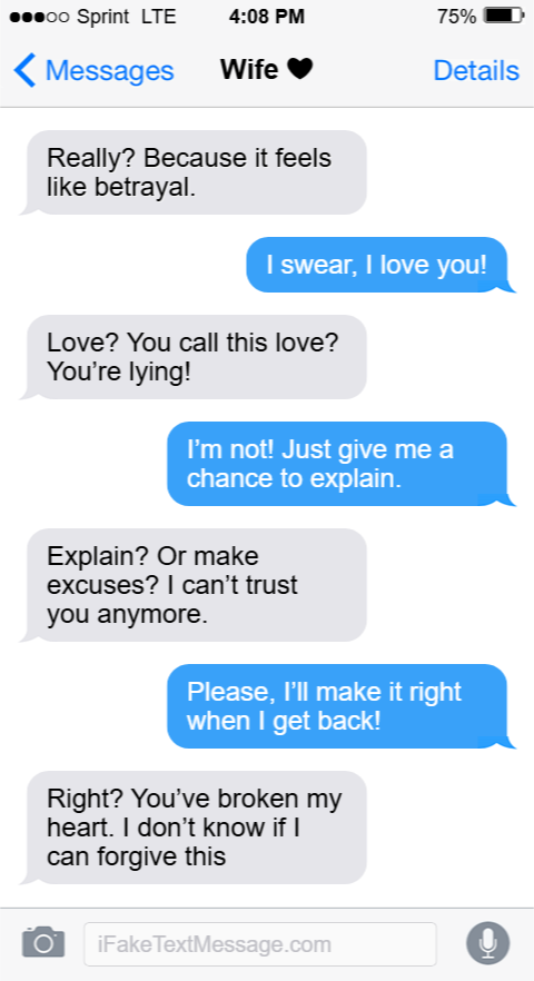 Fake Text Message | Make Fake Text Conversation