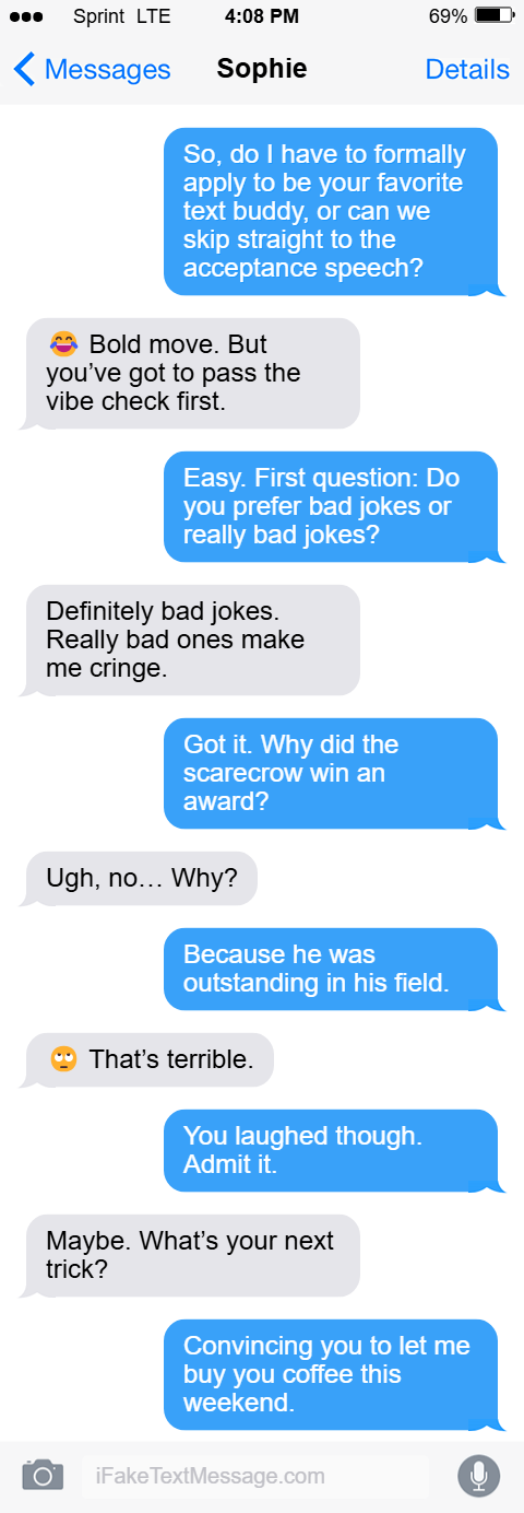 Fake Text Message | Make Fake Text Conversation