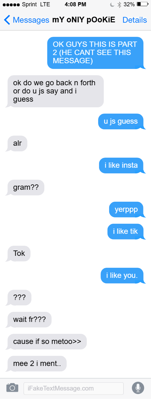 Fake Text Message | Make Fake Text Conversation